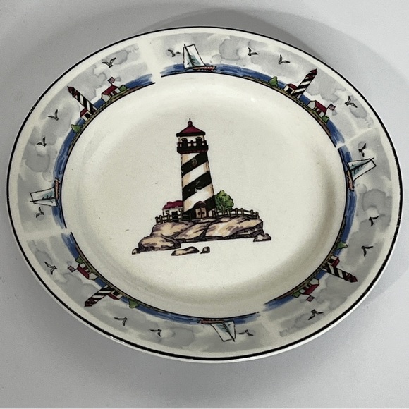 Totally Today | Dining | Totally Today Lighthouse Plate | Poshmark